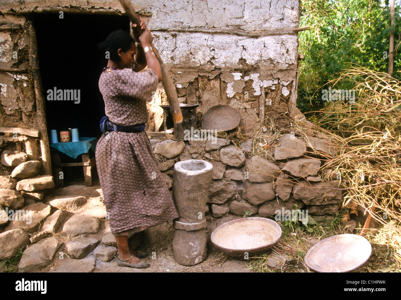 Falasha jewish village hi-res stock photography and images - Alamy