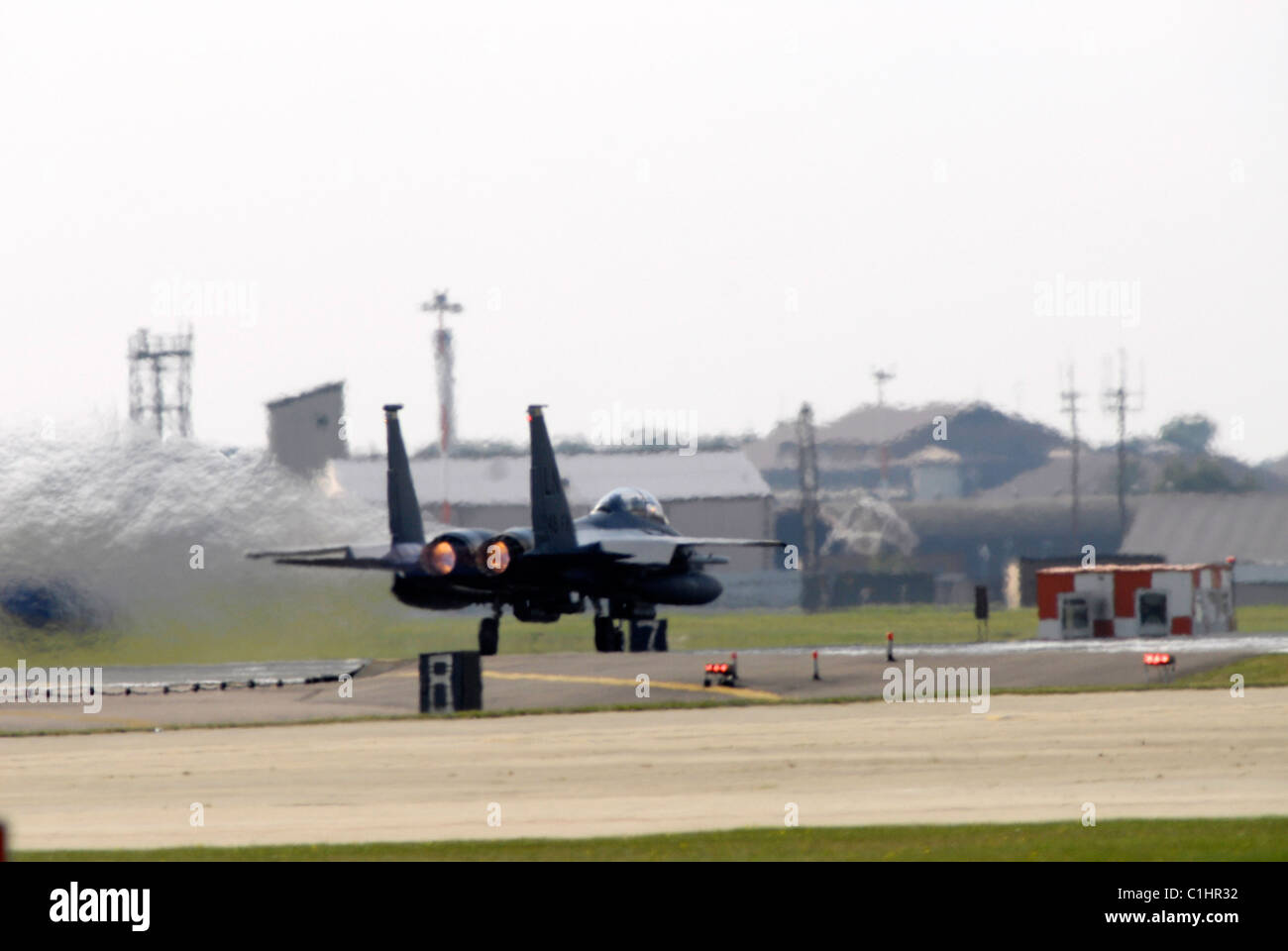 Lakenheath, Suffolk. F-15E Strike Eagle Fighter Jets at Lakenheath Air ...