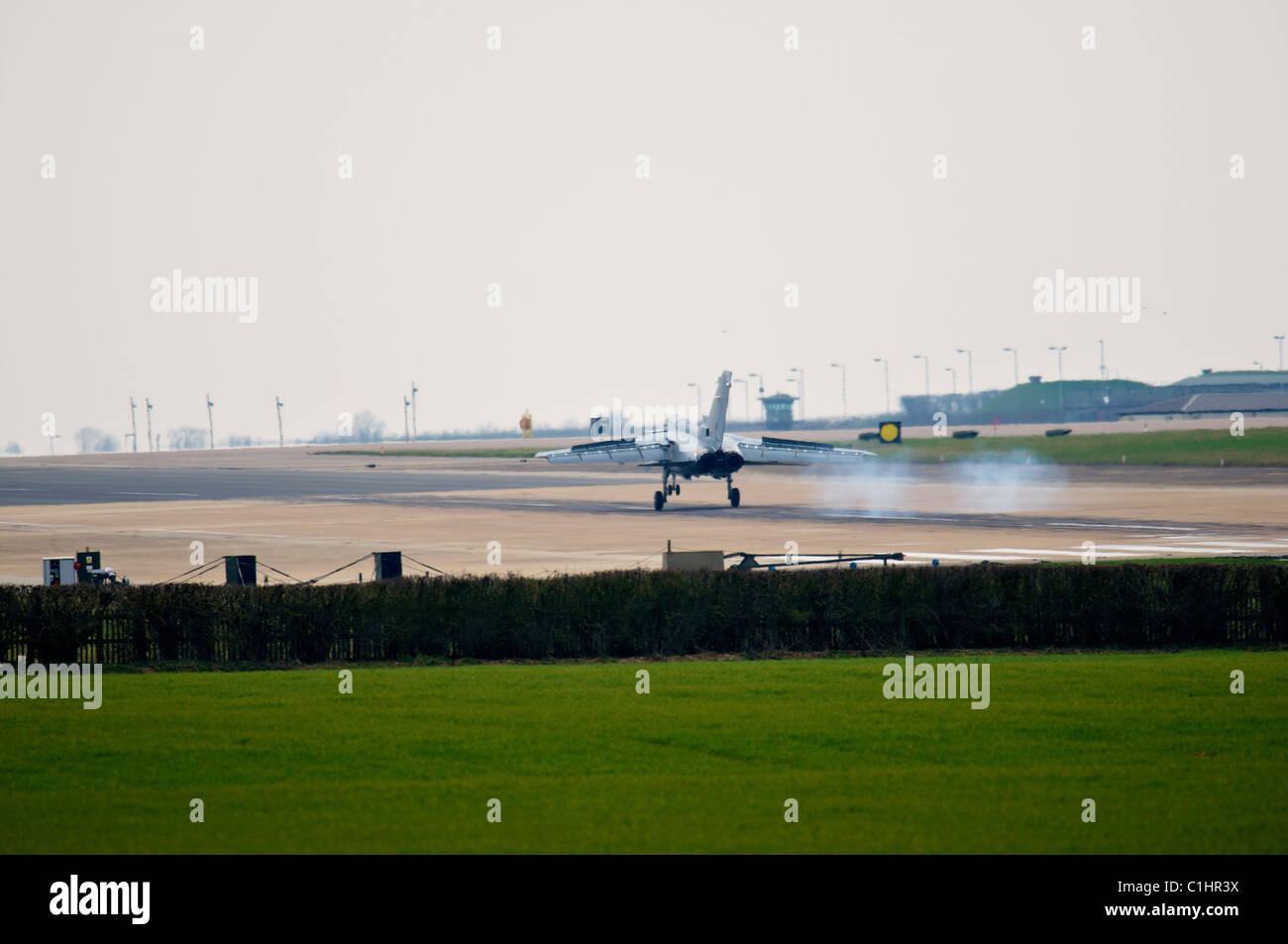 Marham, Norfolk. Tornado GR4 Aircraft coming into land at RAF Marham in ...