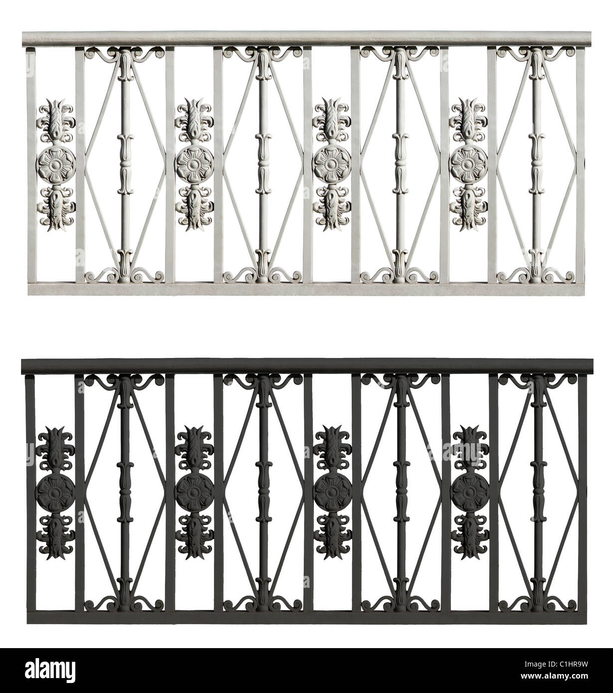 Decorative forging railing hi-res stock photography and images - Alamy