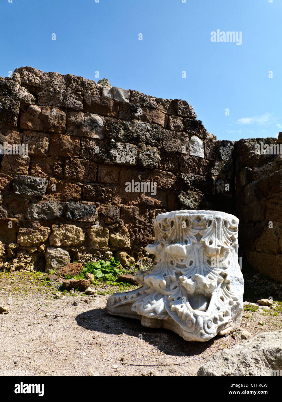 Arsuf,Apollonia ,Apollonia National Park,Israel,evidence of destruction ...