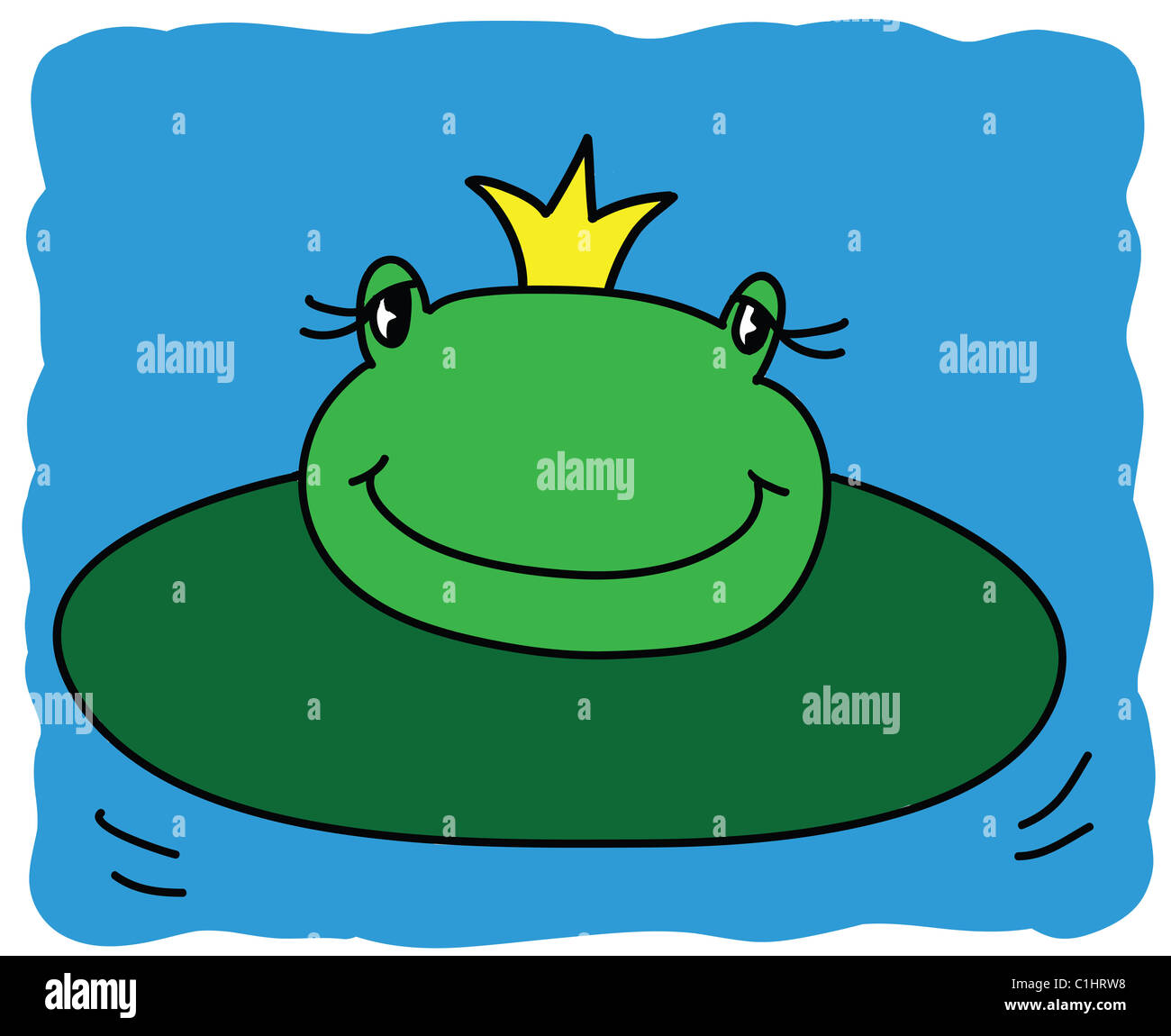 Princess And The Frog Cartoon Stock Photos & Princess And The Frog ...