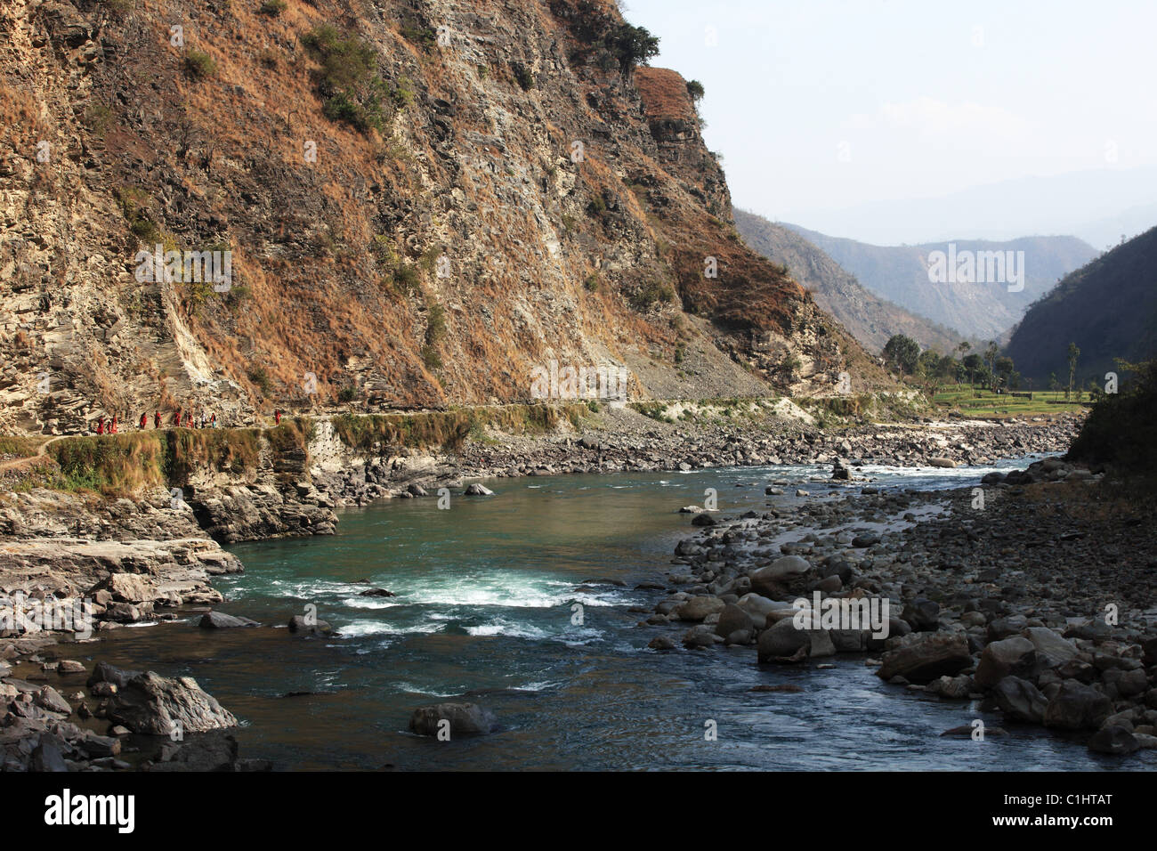 Nepali landscape Nepal Himalaya Stock Photo - Alamy
