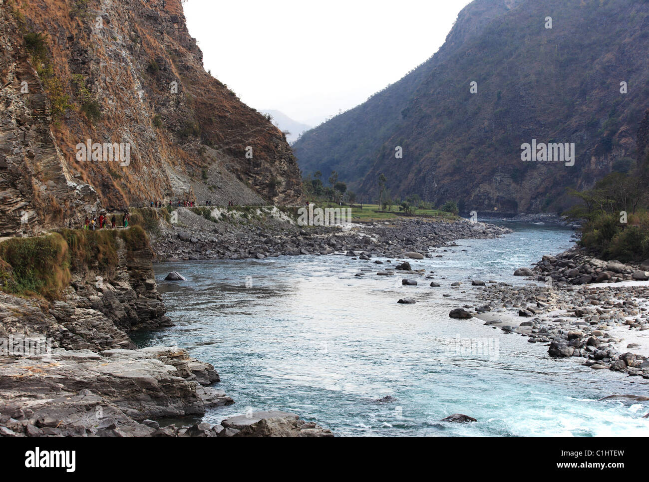 Nepali landscape Nepal Himalaya Stock Photo - Alamy