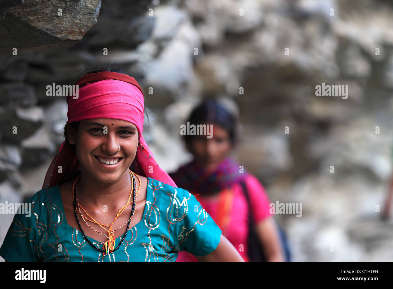 Nepal girls himalaya rural tribal hi-res stock photography and images ...
