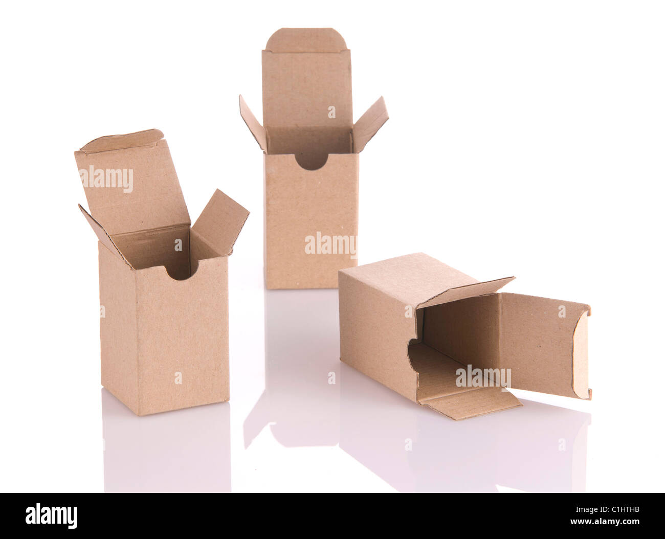 Carton box pile Cut Out Stock Images & Pictures - Alamy