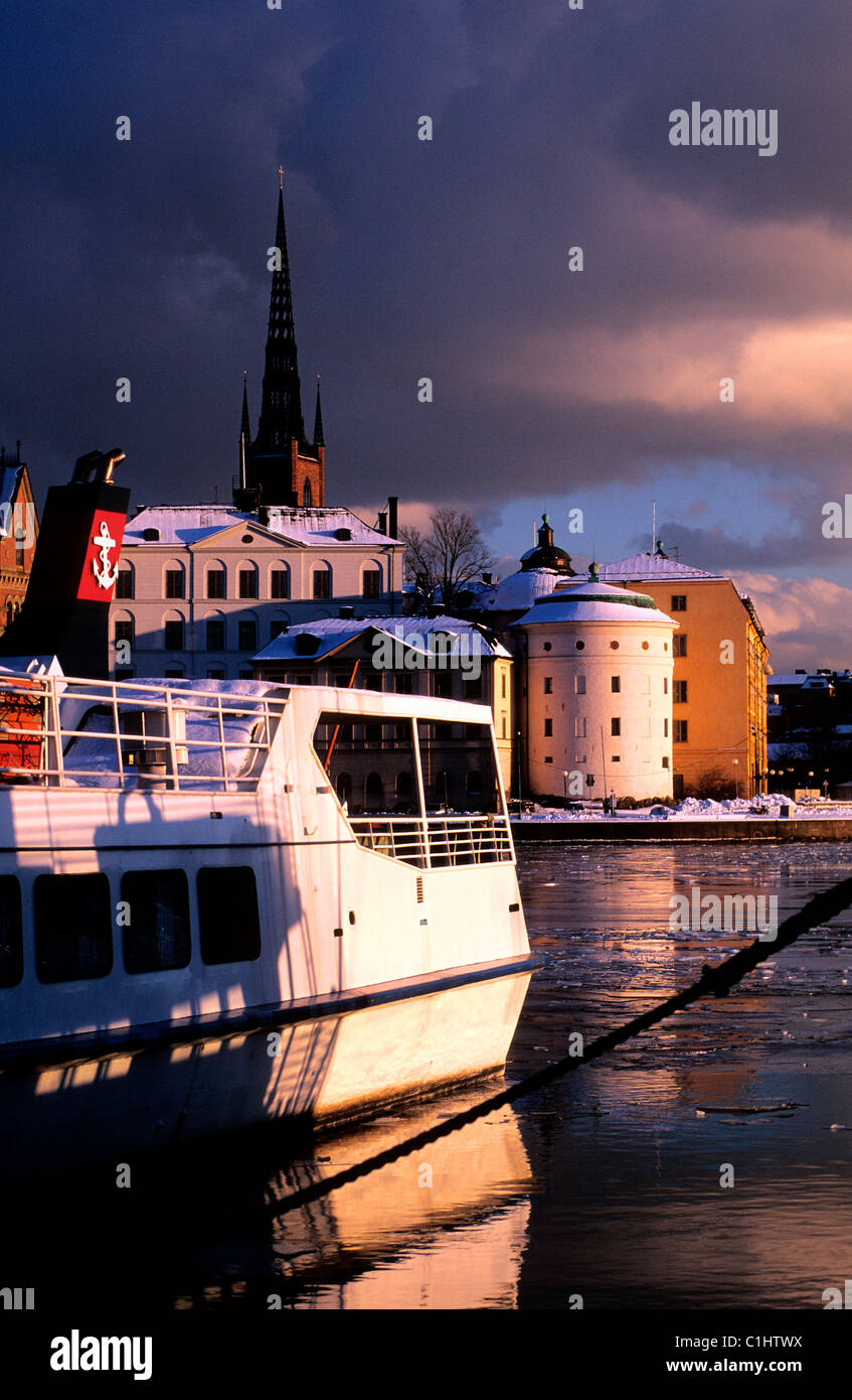 Sweden, Stockholm, Gamla Stan district, Mälaren lake Stock Photo - Alamy