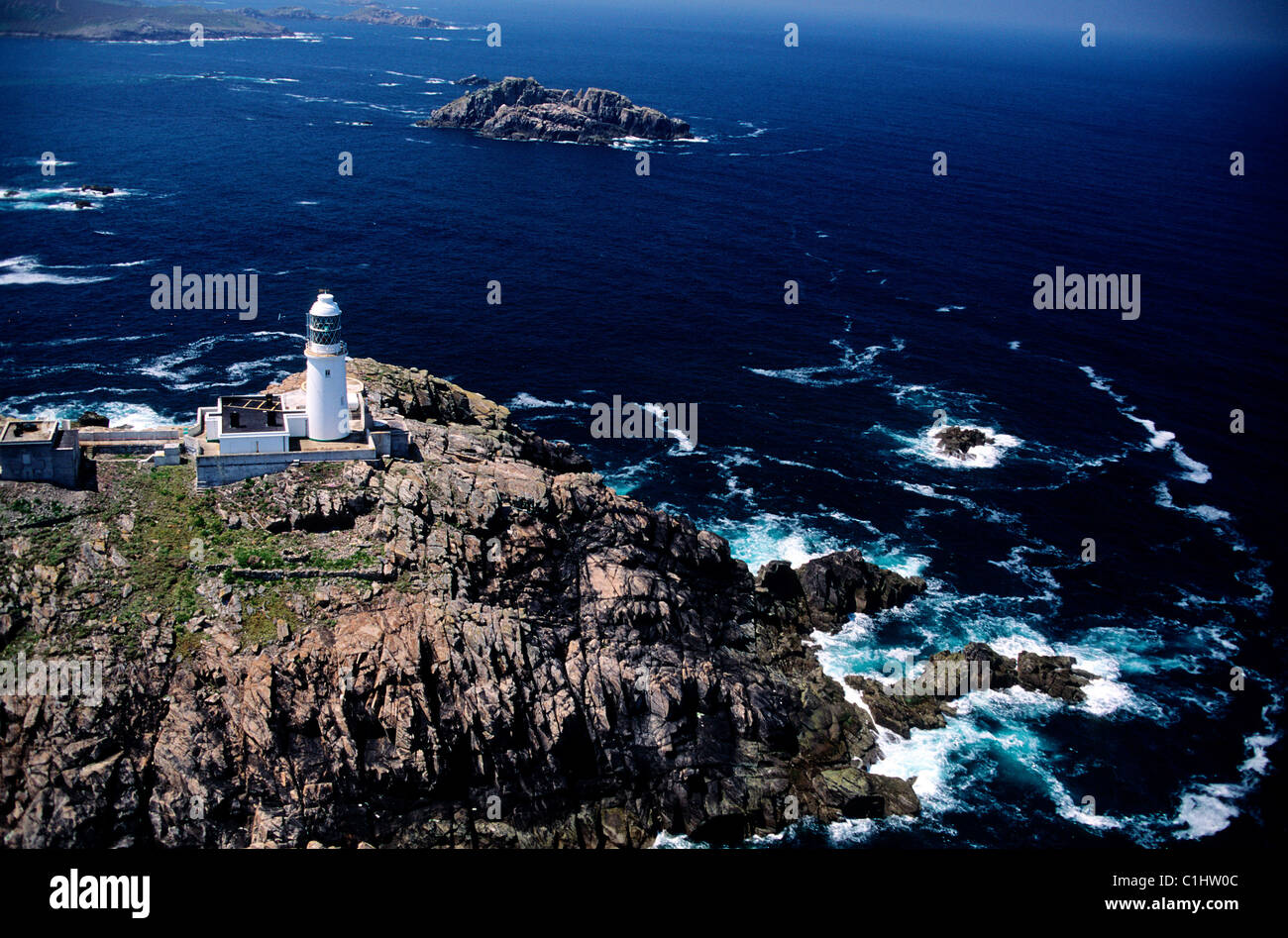 Scilly isles aerial view hi-res stock photography and images - Alamy
