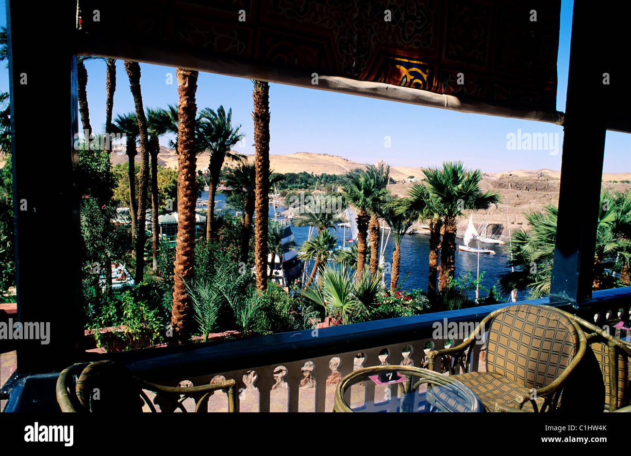 Egypt, Assouan, Hotel Old Cataract Stock Photo - Alamy