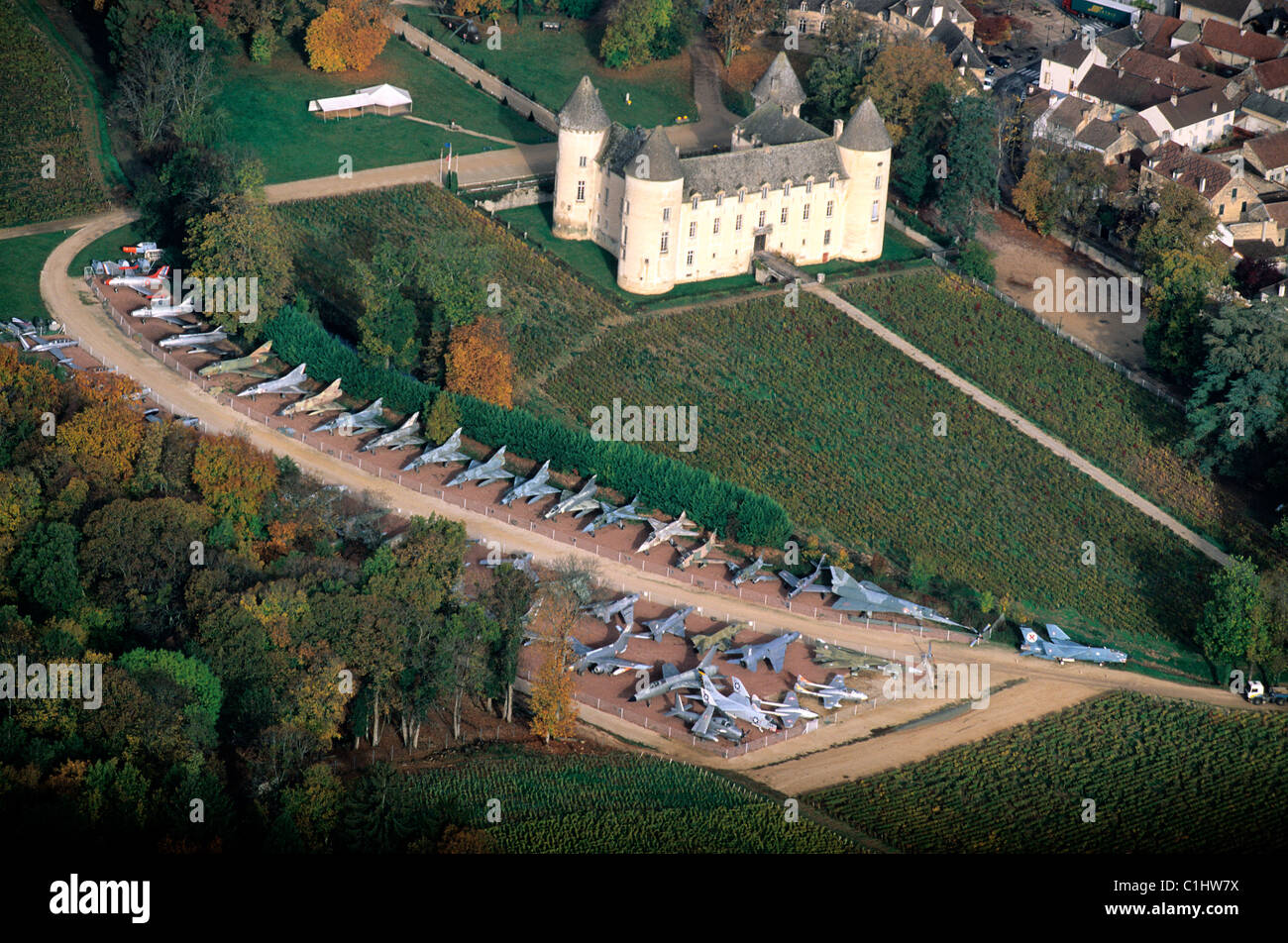 France, Cote d'Or, Savigny Les Beaune, castle and museum of fighter ...