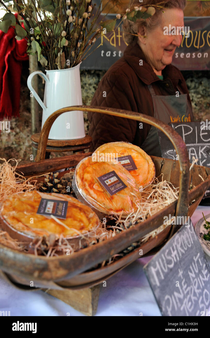 Pie stall hi-res stock photography and images - Alamy