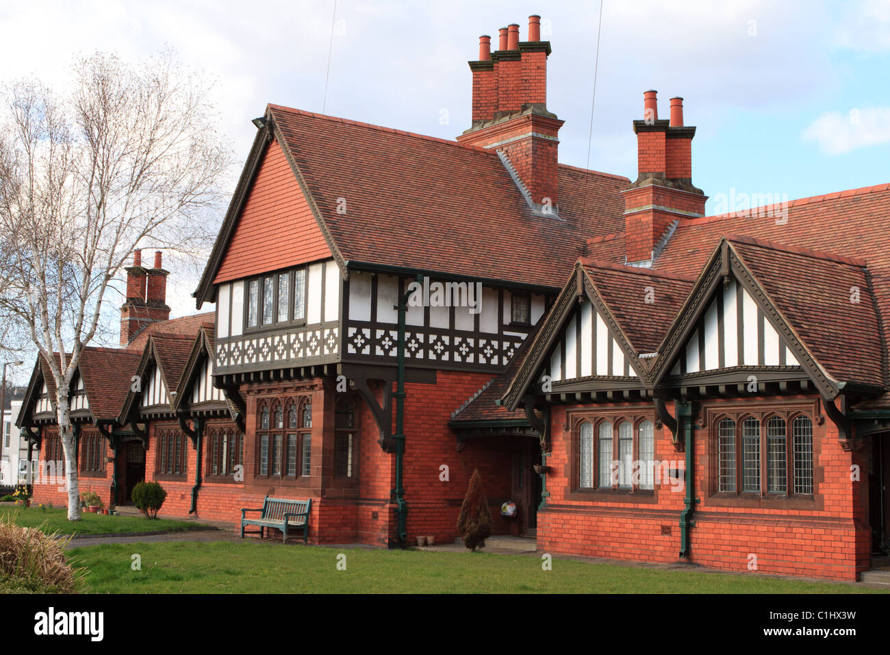 Neath Almshouses, Leonard Street, Neath, South Wales Stock Photo - Alamy