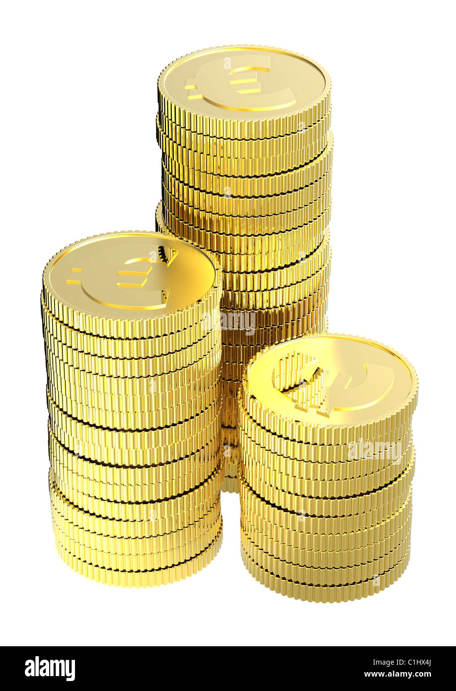 Euro coin isolate in hi-res stock photography and images - Alamy
