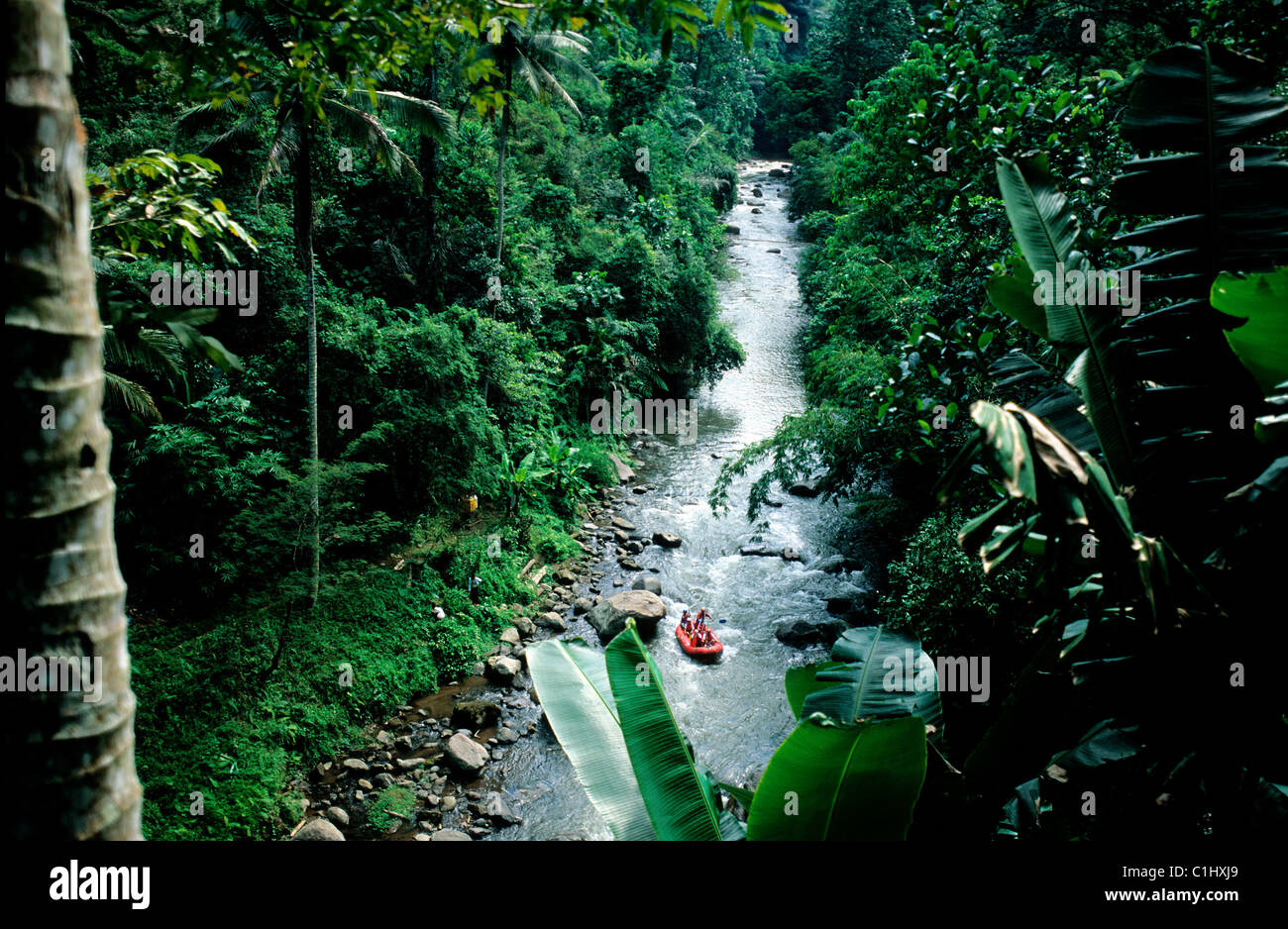 Bali river rafting ubud hi-res stock photography and images - Alamy