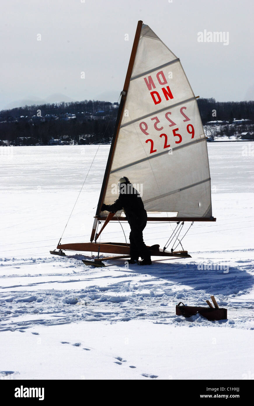 Iceboats hi-res stock photography and images - Alamy