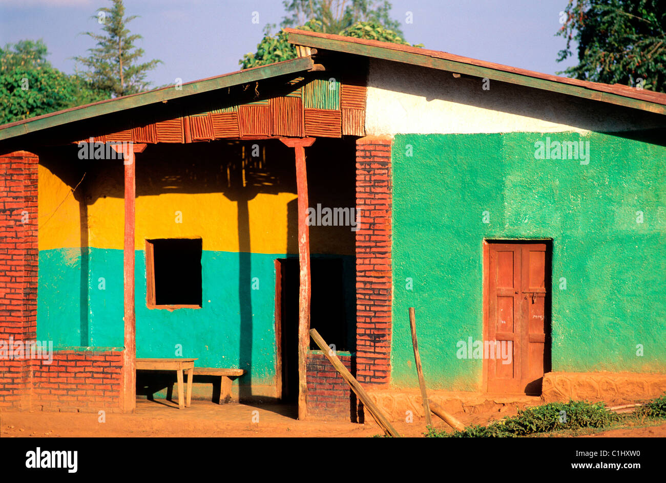 Ethiopia, State of Welega, Oromo Country, village of Goulisoo Stock ...