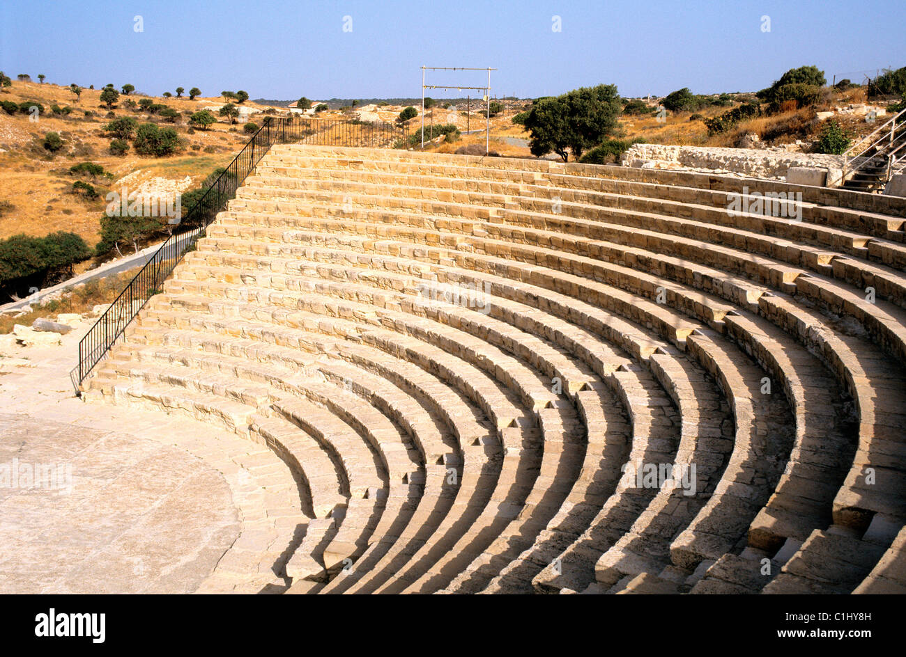Cyprus, surroundings of Limassol, the archeological site of Kourion and ...