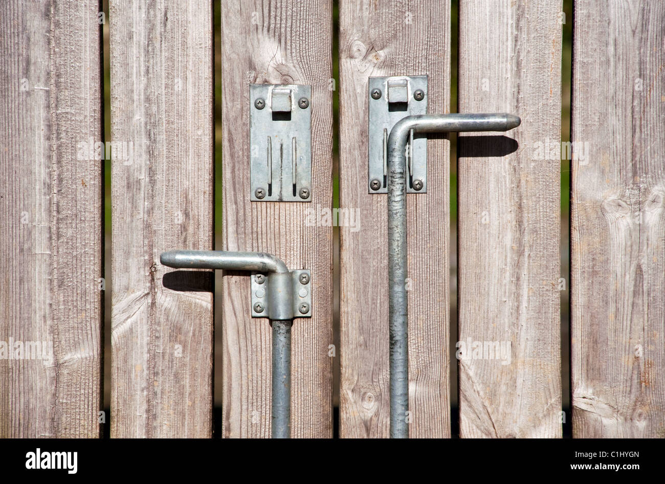 Large wooden gates hi-res stock photography and images - Alamy
