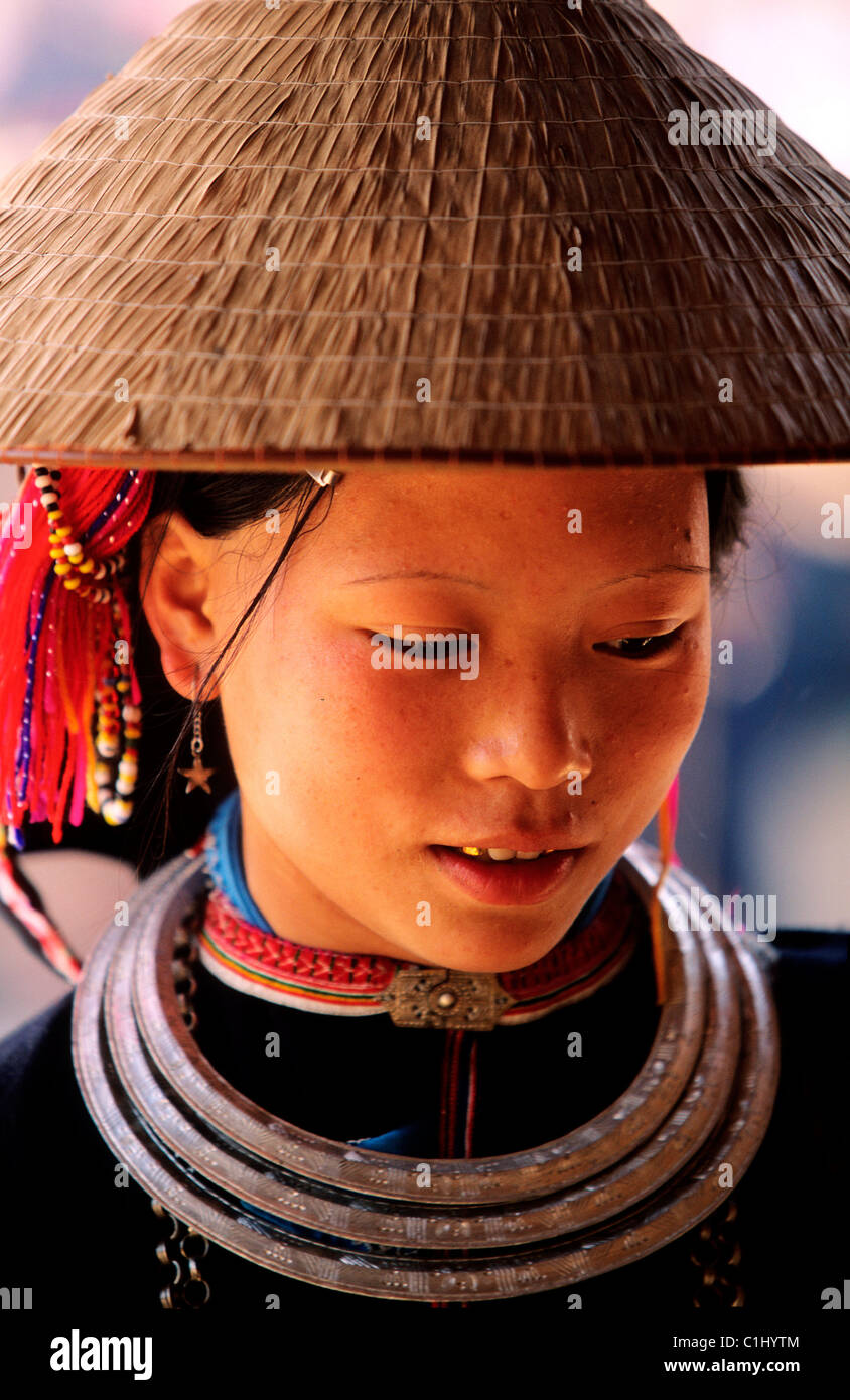 Vietnam, The North oalong the Chinese border, Khau Vai, fair gathering ...