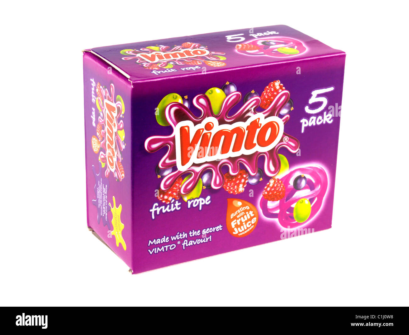 Vimto Fruit Ropes Stock Photo - Alamy