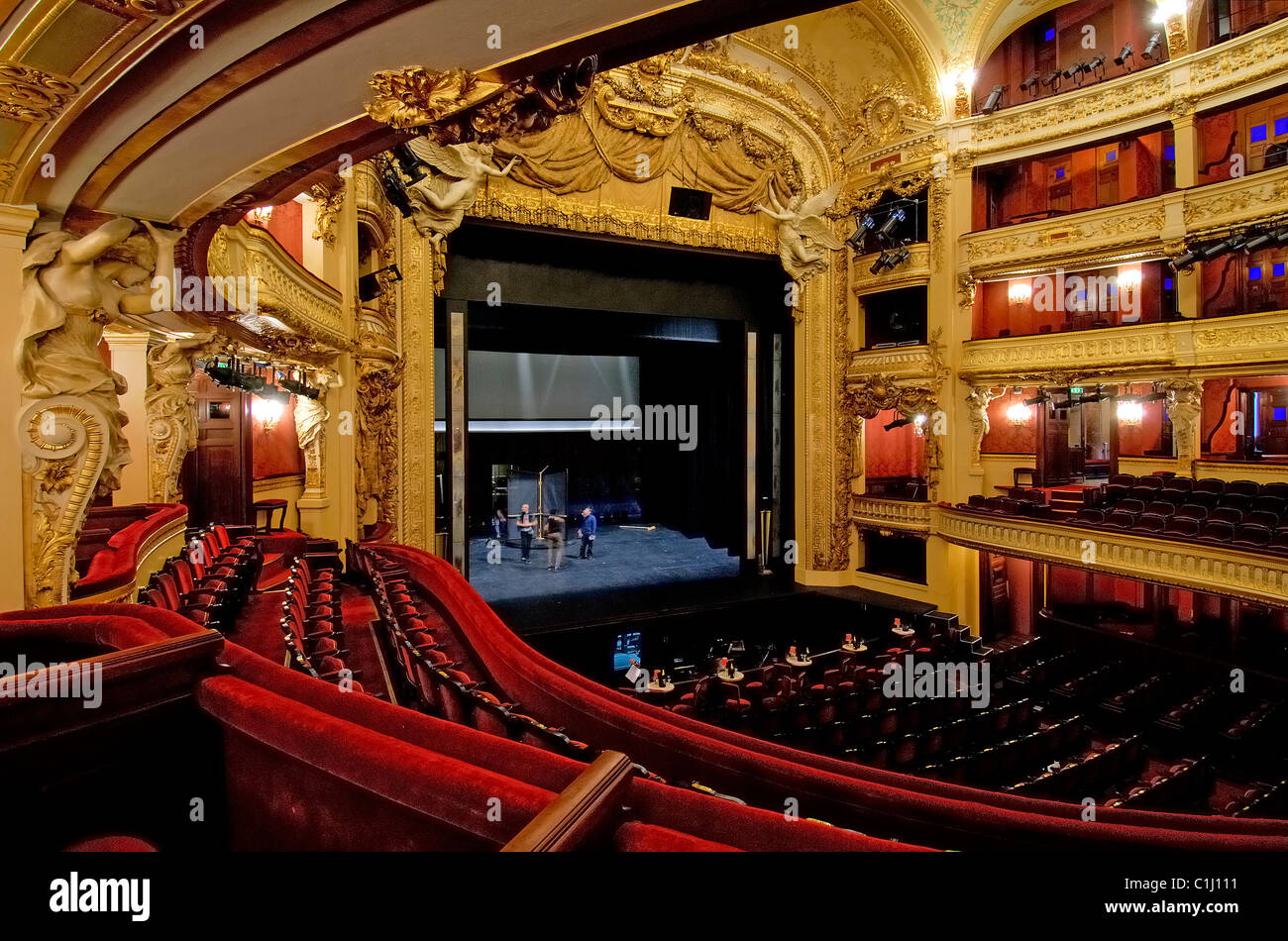 France, Paris, Comic Opera Stock Photo - Alamy