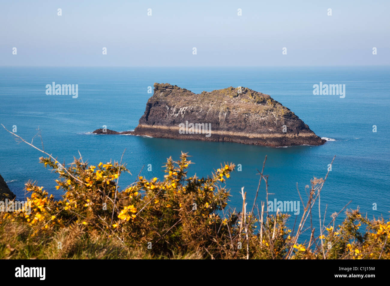 Cornwall cornish coast sea blue hi-res stock photography and images - Alamy