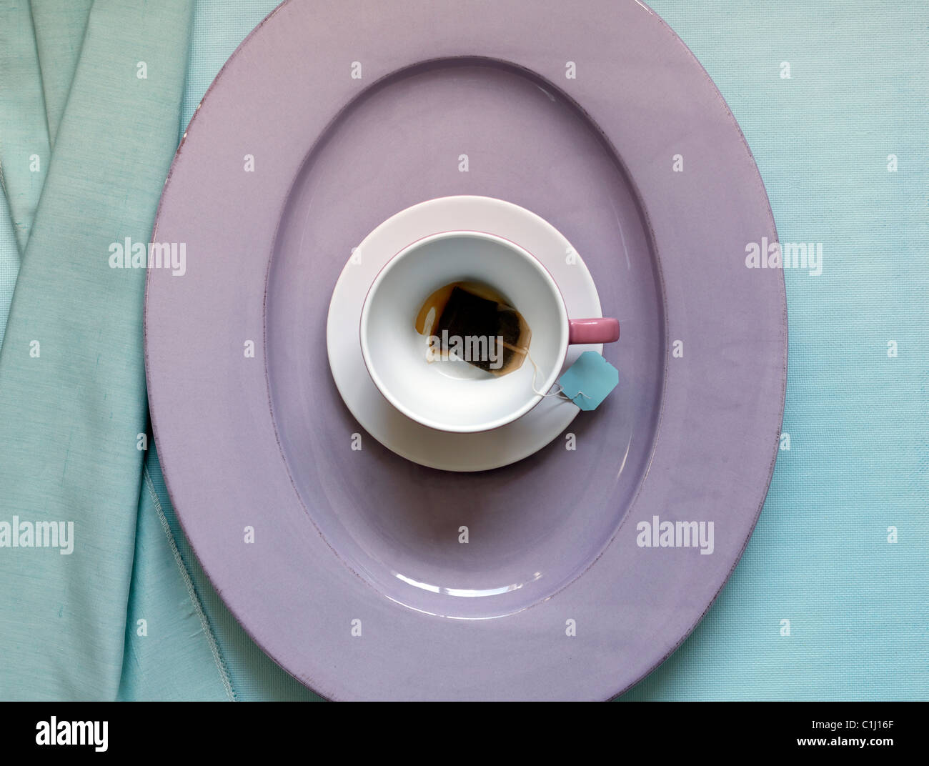 Empty Tea Cup Stock Photo - Alamy