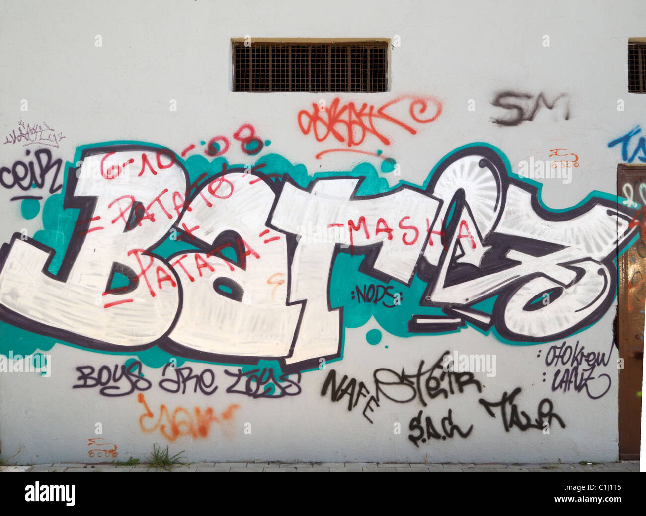 graffiti at Frascati railways station Stock Photo - Alamy