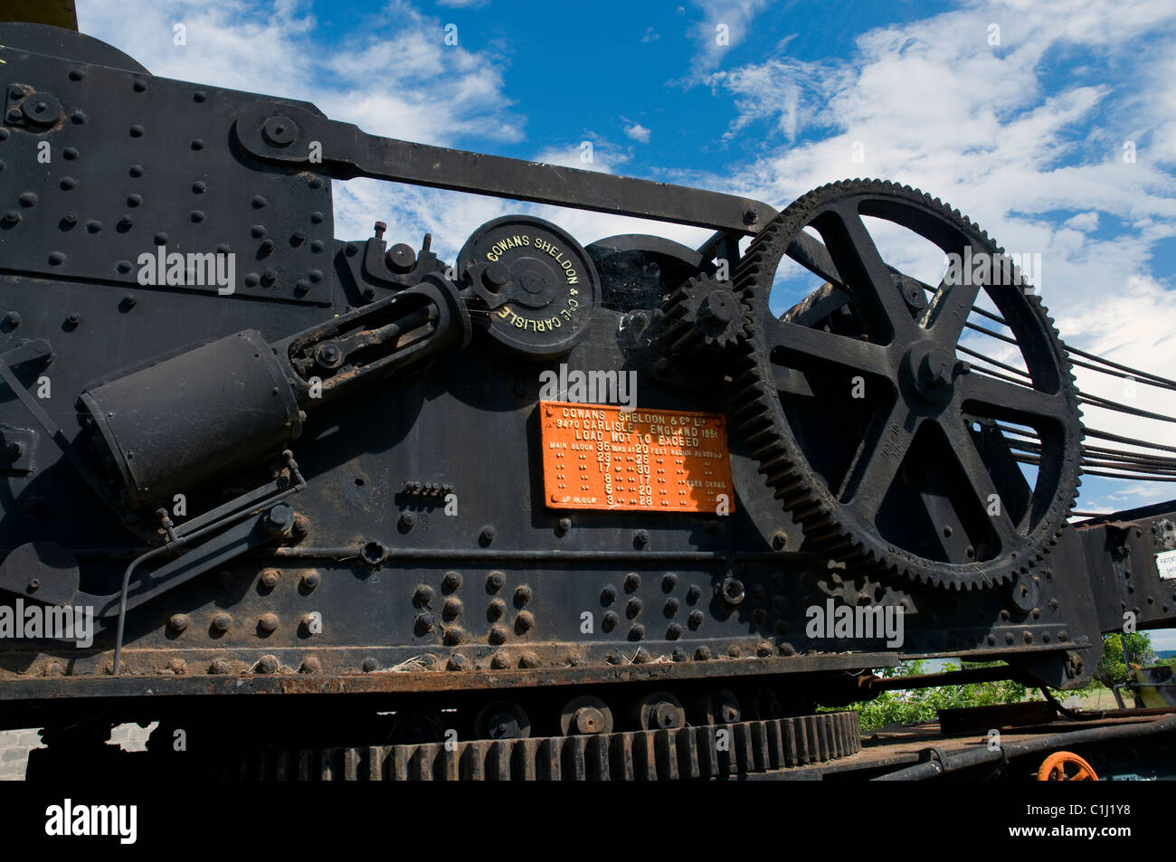 preserved steam crane built by cowans sheldon of carlisle at ...