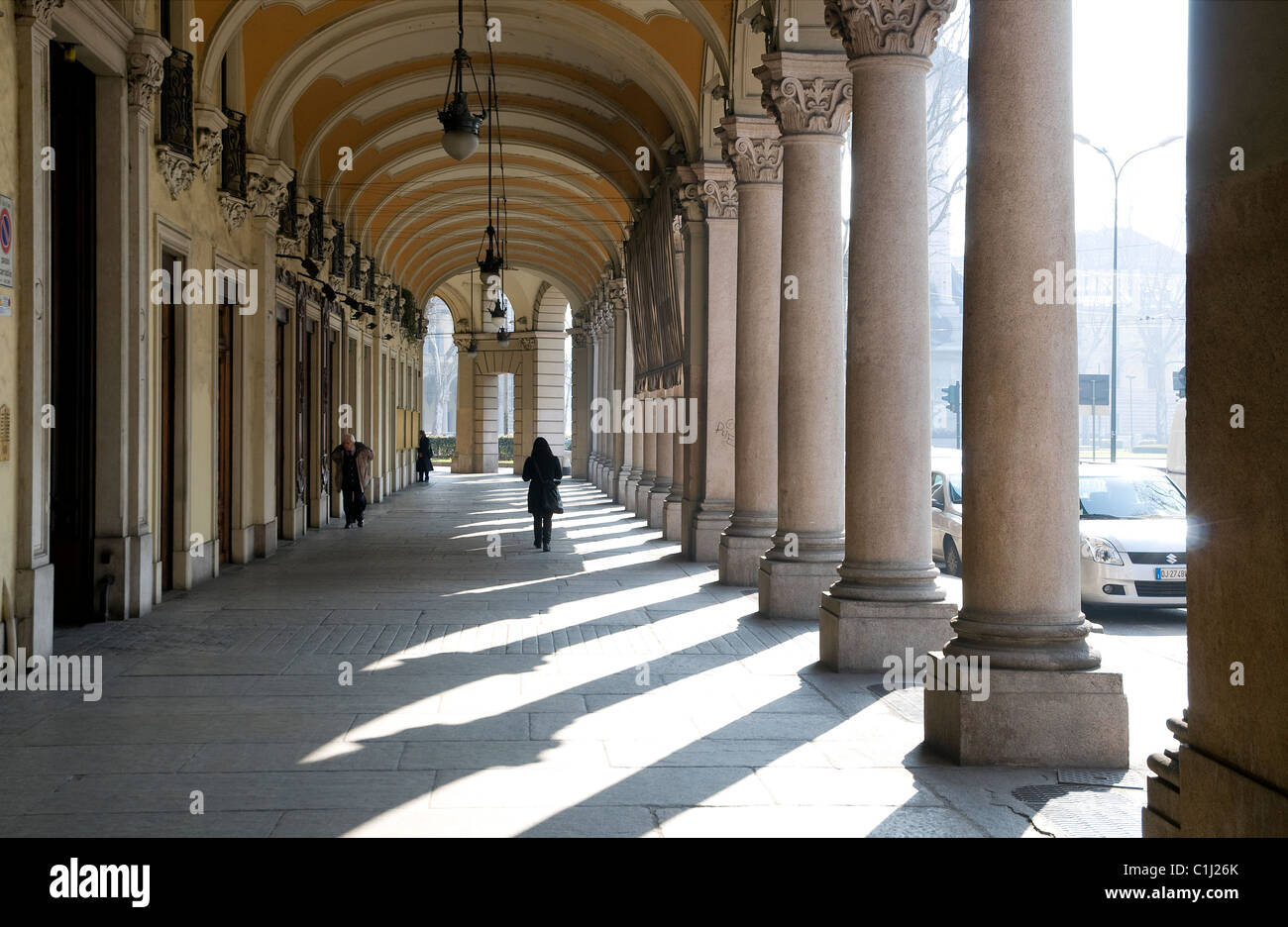 turin city centre, italy Stock Photo - Alamy