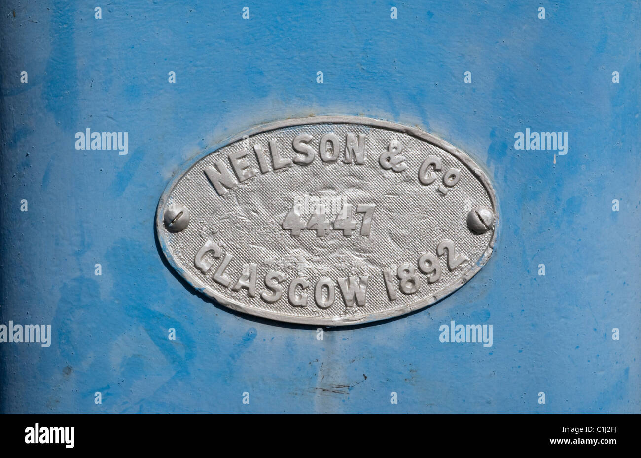 Makers plate hi-res stock photography and images - Alamy