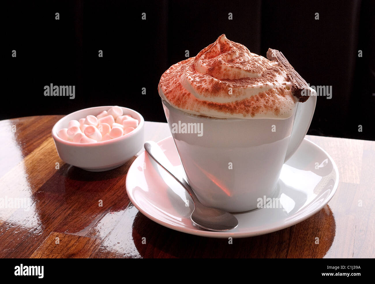 A cup of Hot Chocolate Stock Photo - Alamy