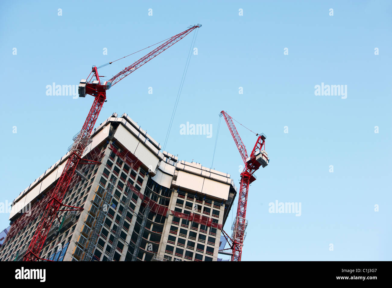 skyscaper construction site Stock Photo - Alamy
