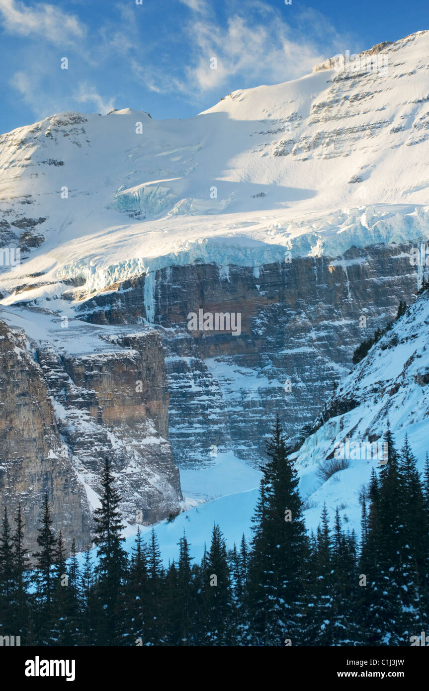 Mount Victoria and Victoria Glacier, Lake Louise, Banff National Park ...