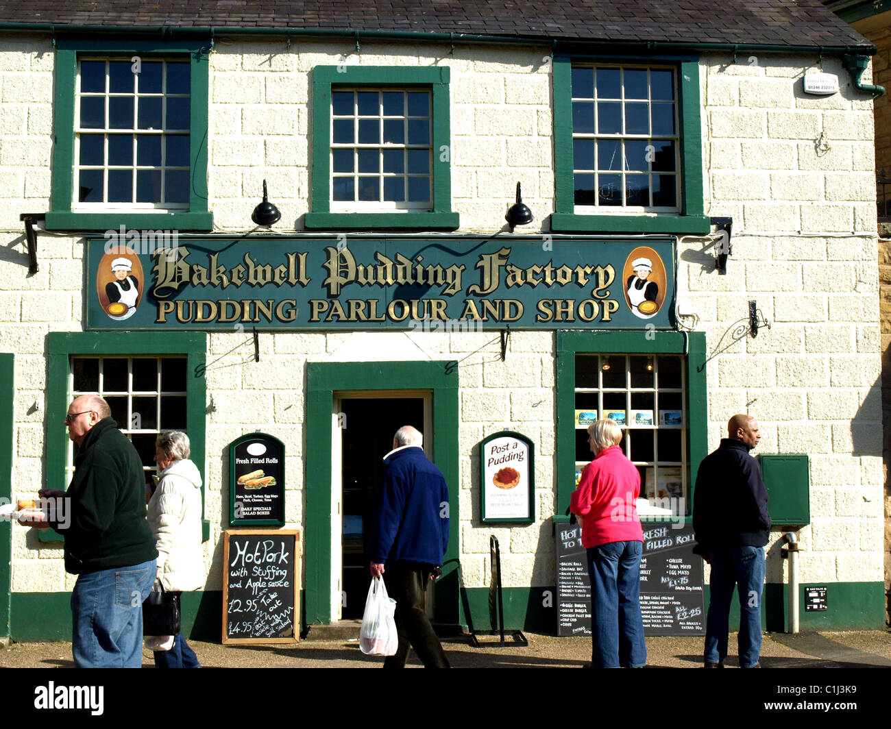 Bakewell Pudding Factory Stock Photo - Alamy