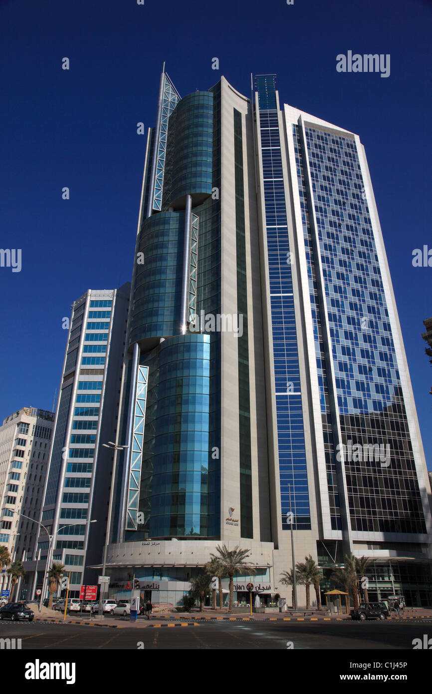 Kuwait, Kuwait City, street scene, skyscrapers Stock Photo - Alamy