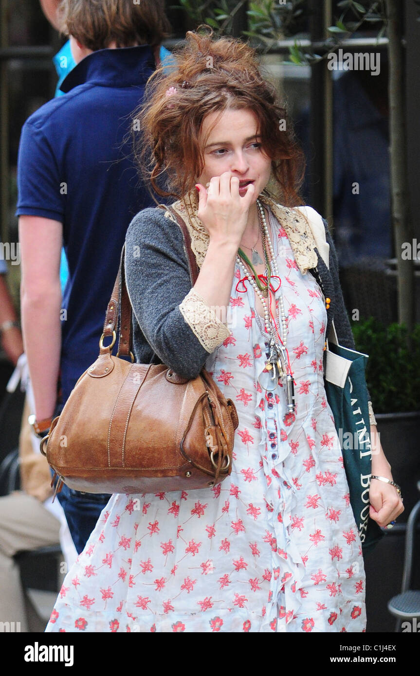 Helena Bonham Carter out and about in central London London, England ...