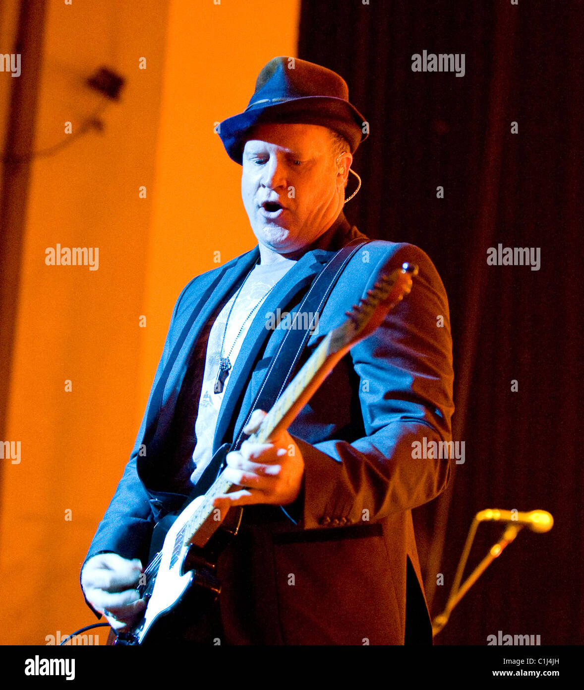Dan Vickrey of Counting Crows Counting Crows performing live on stage ...