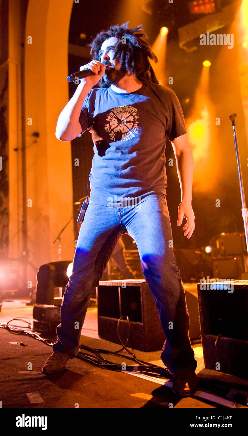 Adam Duritz of Counting Crows Counting Crows performing live on stage ...