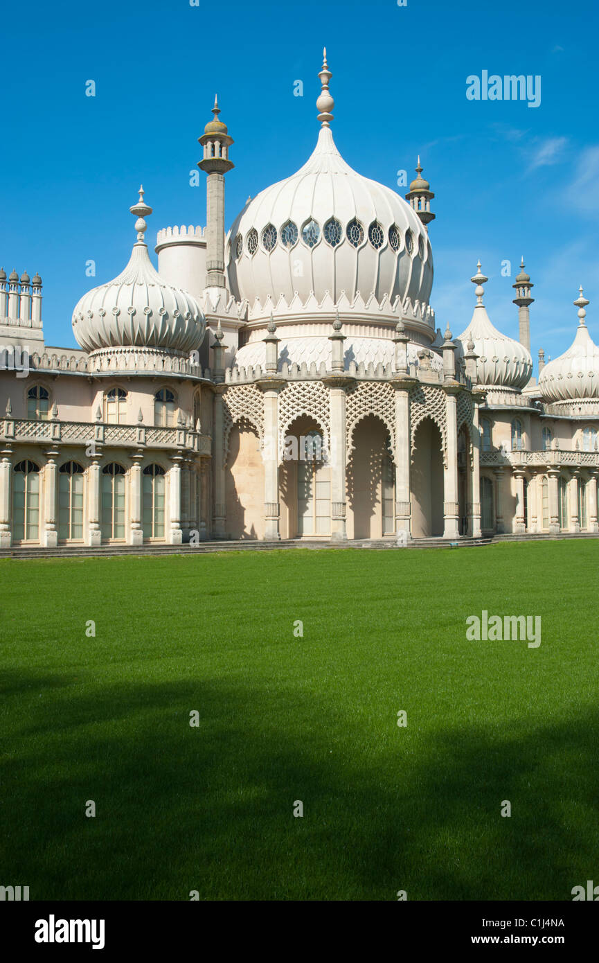 The Royal Pavilion, (Also known as the Brighton Pavilion) in the ...