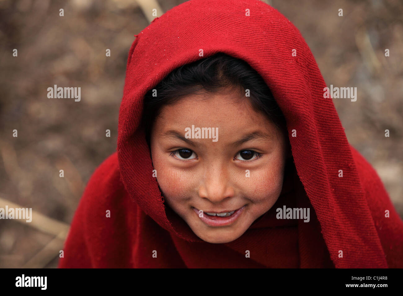 Nepali girl Nepal Himalaya Stock Photo - Alamy
