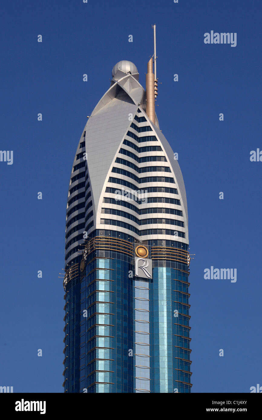 United Arab Emirates, Dubai, Sheikh Zayed Road, skyscraper Stock Photo ...