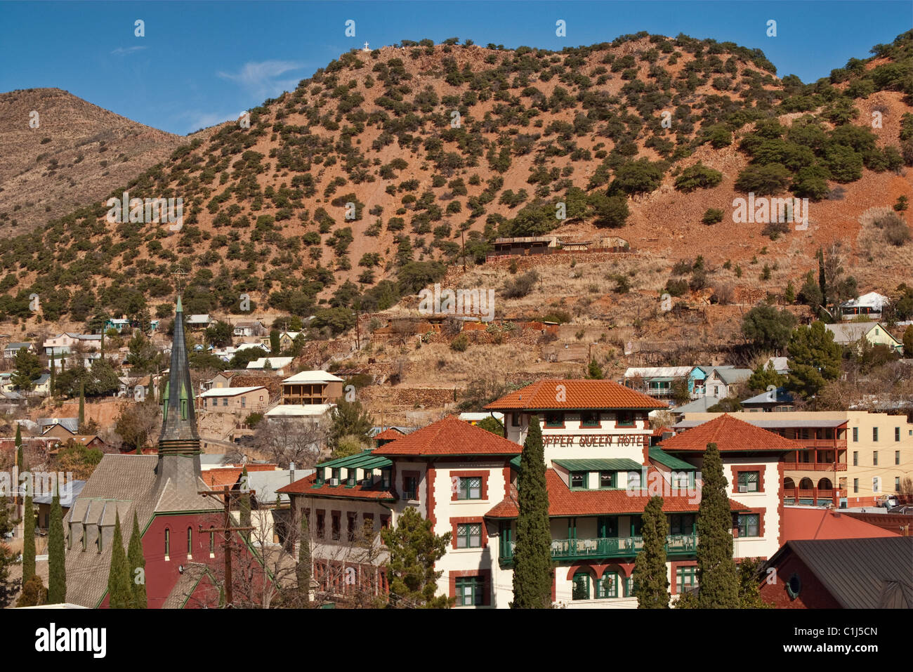 Copper Queen Hotel in Bisbee, Arizona, USA Stock Photo - Alamy