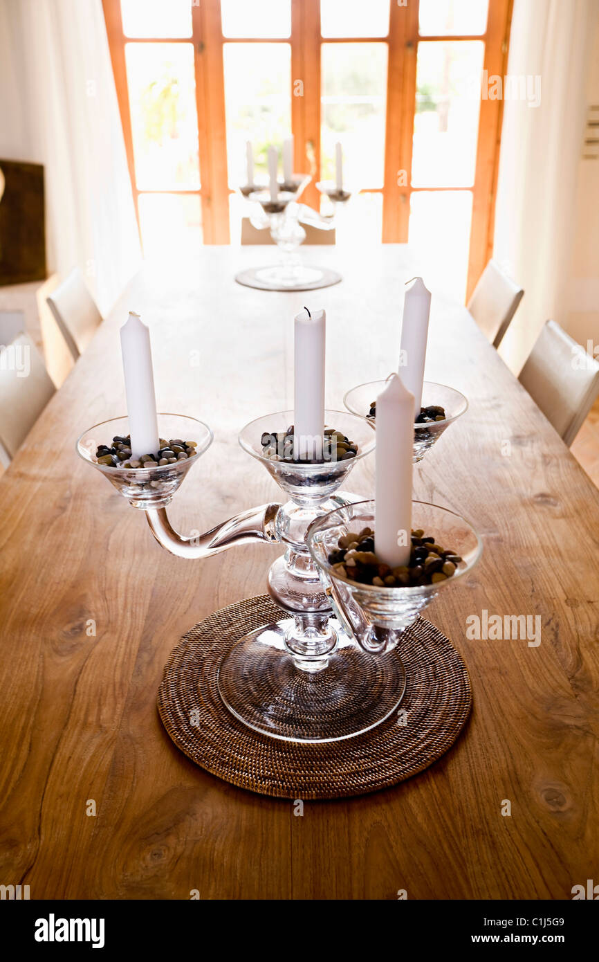 Candelabra candles nobody hi-res stock photography and images - Alamy