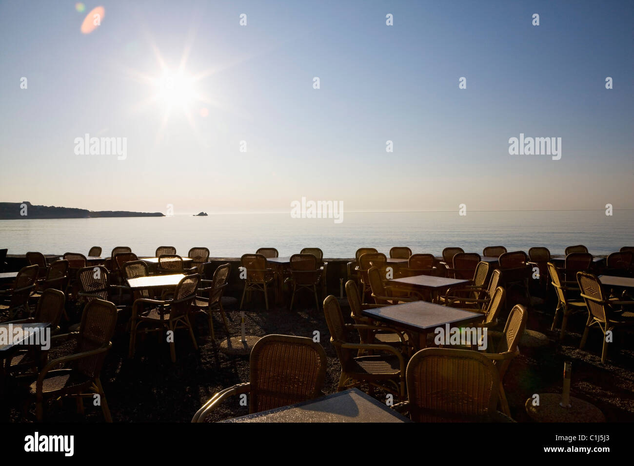 Restaurant Patio, Majorca, Spain Stock Photo - Alamy