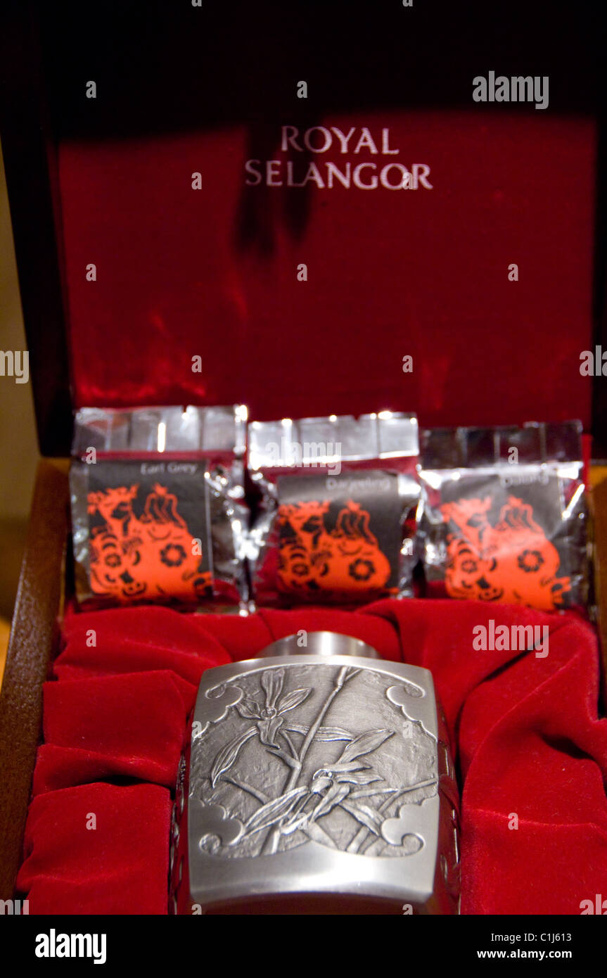 Malaysia, State of Selangor, Kuala Lumpur. The Royal Selangor pewter ...