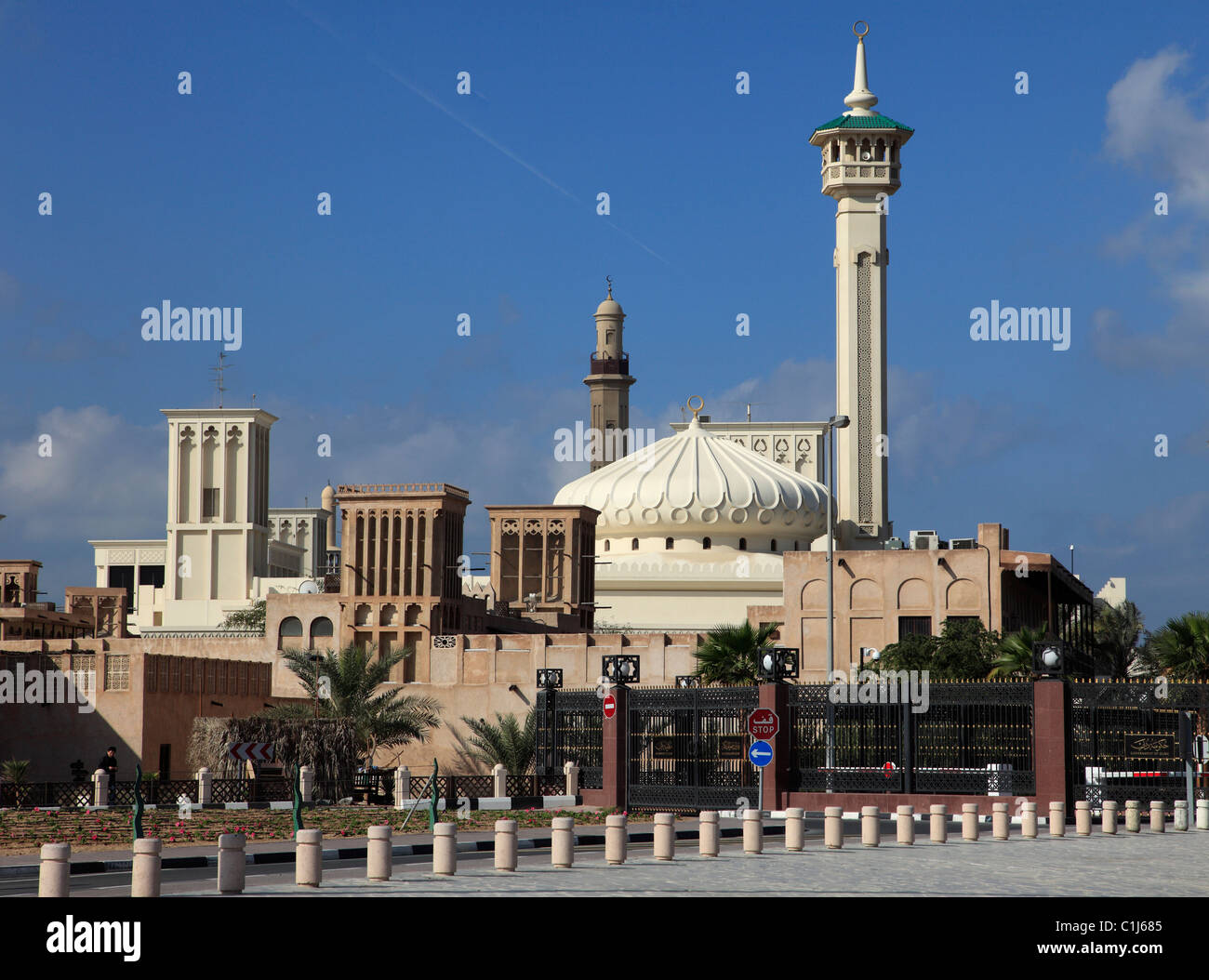 United Arab Emirates, Dubai, Bastakia, Ruler's Court, Grand Mosque ...