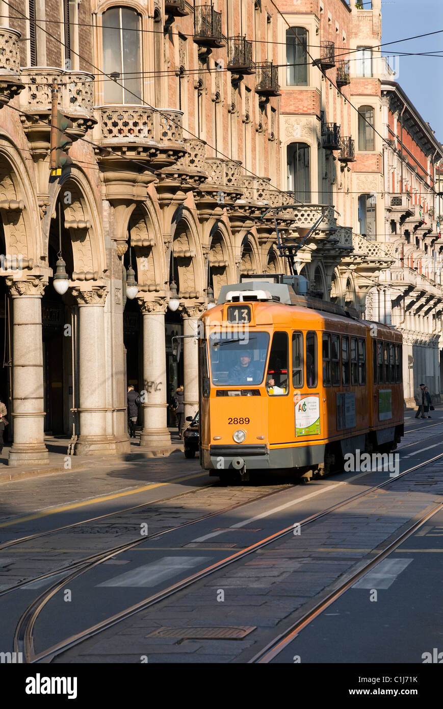 tram service, turin, italy Stock Photo - Alamy