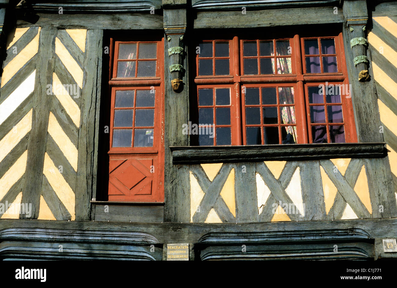 France, Ille et Vilaine, Rennes, square Saint Anne Stock Photo - Alamy
