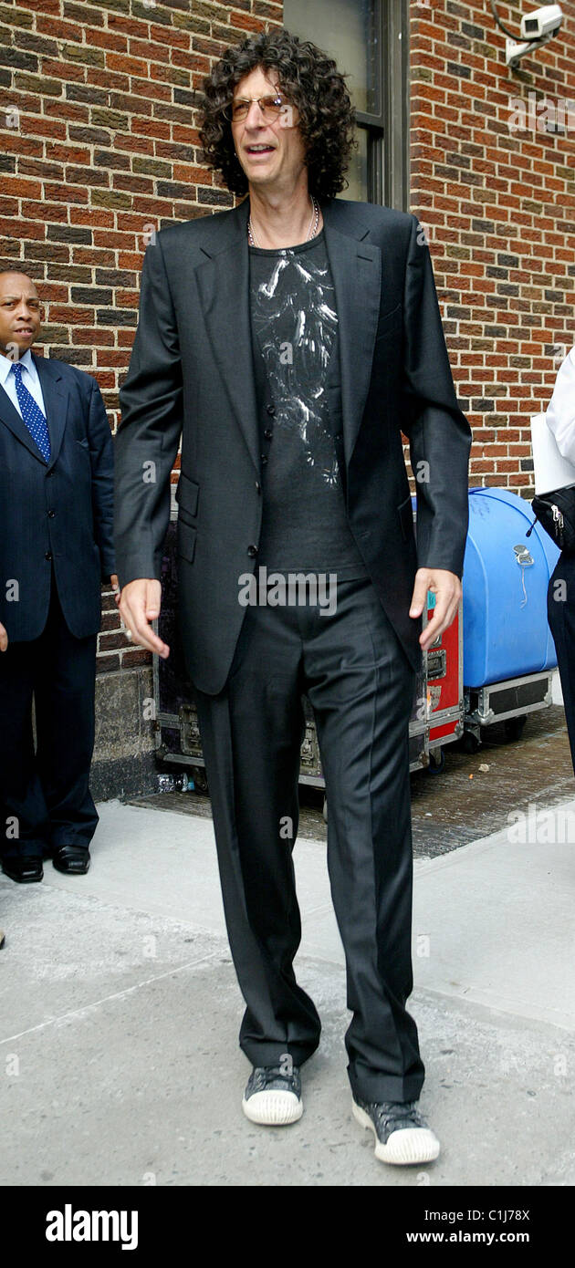 Howard Stern outside the Ed Sullivan Theater for the 'Late Show With ...